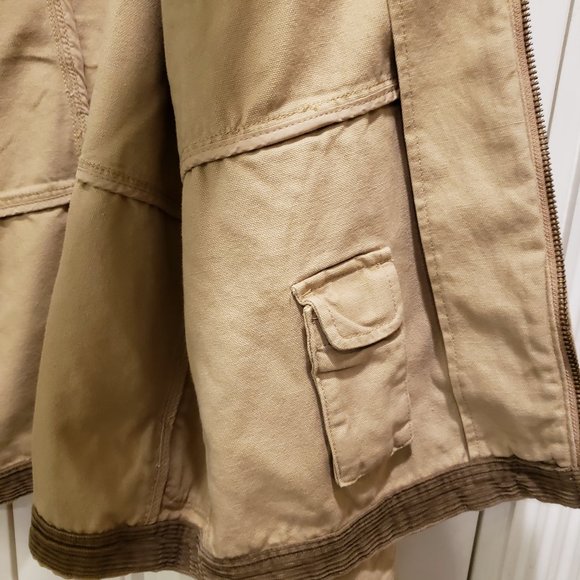 Cabela's | Jackets & Coats | Vintage Cabelas Khaki Cotton Barn Chore Birding Work Coat Jacket ...